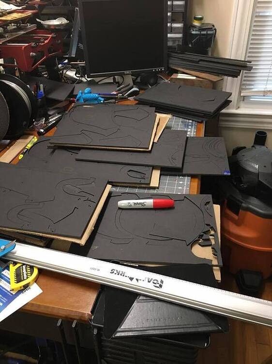 Zer0 Helmet Build (detailed post) - Everything Else - Glowforge Owners ...