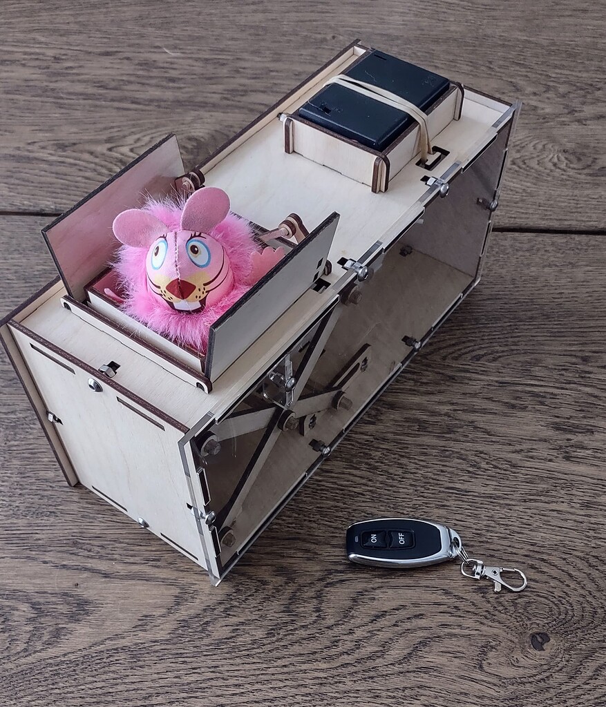 Remote Control Peek-A-Boo - Made on a Glowforge - Glowforge Owners Forum