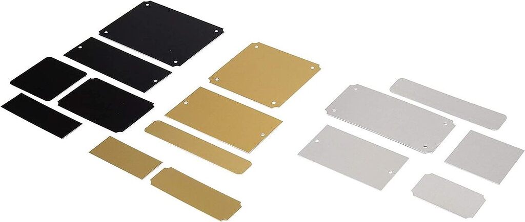 Looking for small metal engraveable plates - Everything Else ...