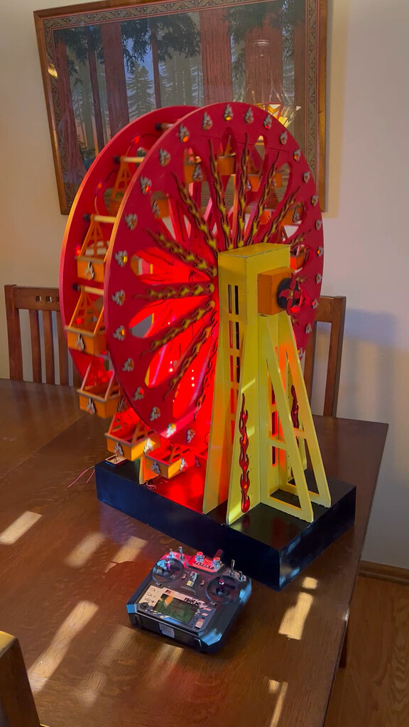 Remote control Ferris Wheel - Made on a Glowforge - Glowforge Owners Forum