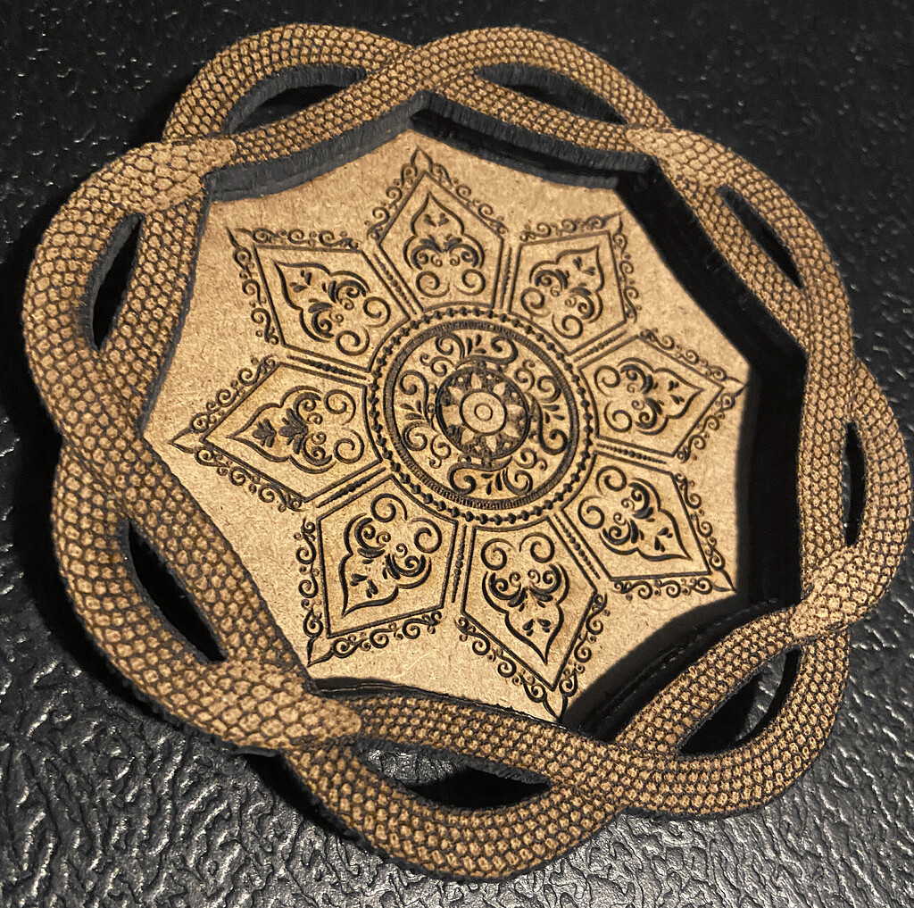 Snake Coaster/Tray - Made on a Glowforge - Glowforge Owners Forum