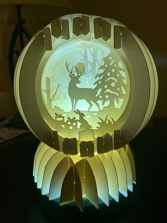 Paper sphere pop-up - Made on a Glowforge - Glowforge Owners Forum