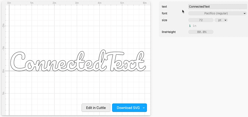How to Connect Text so it can be cut in one piece - automatically with ...