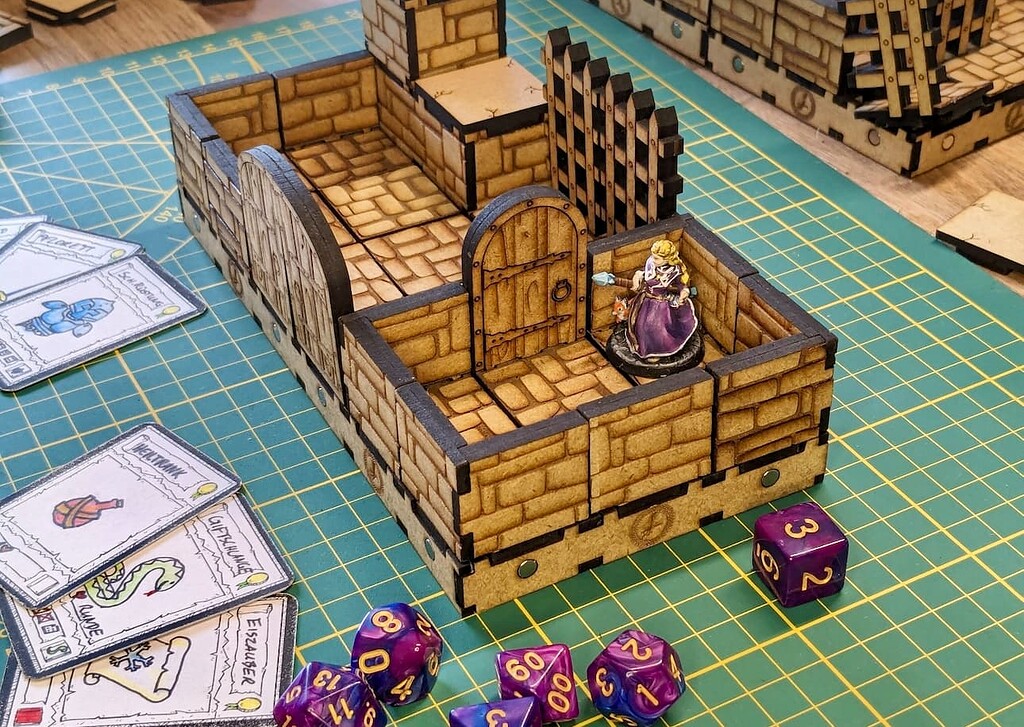 More Dungeons & Dragons Tiles - Made on a Glowforge - Glowforge Owners ...
