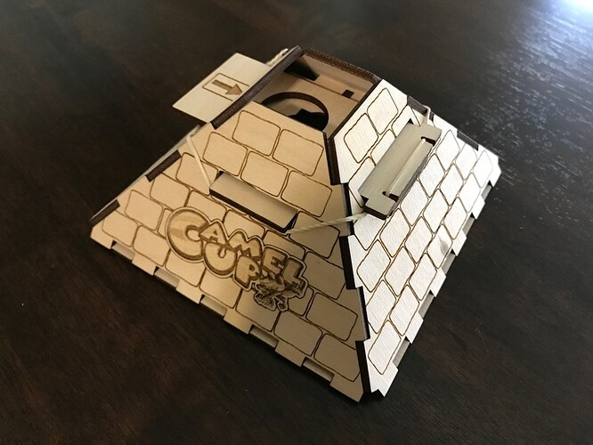 Beta Project - Camel Up Pyramid - Made on a Glowforge - Glowforge ...