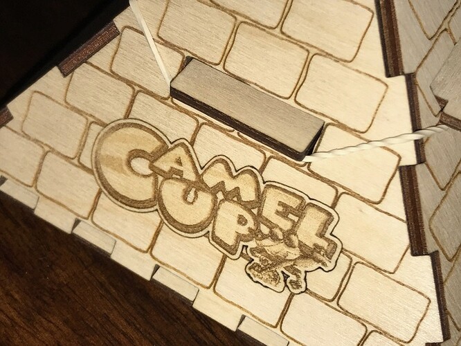 Beta Project - Camel Up Pyramid - Made on a Glowforge - Glowforge ...