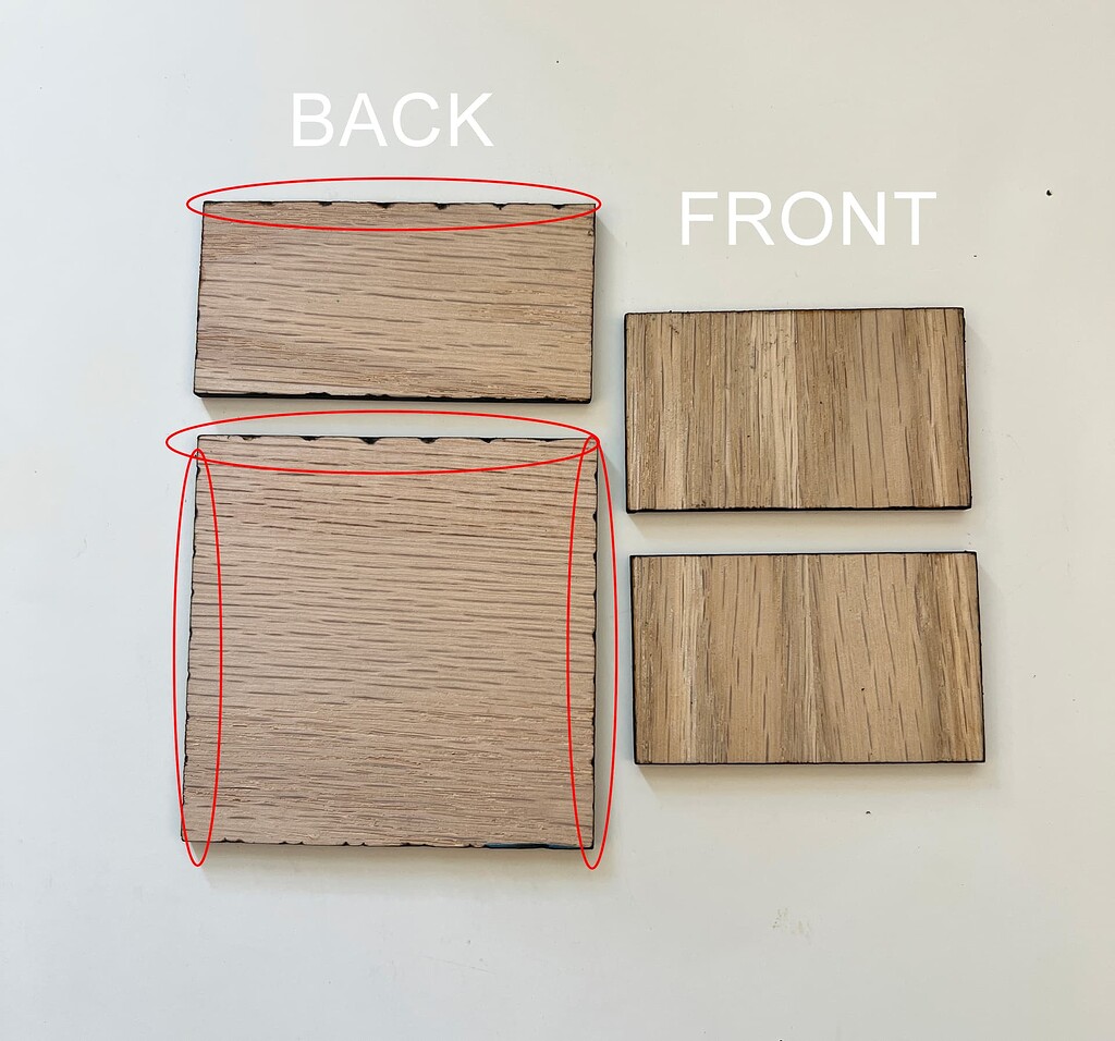 Burn Spots Along Cut Edges - Community Support - Glowforge Owners Forum