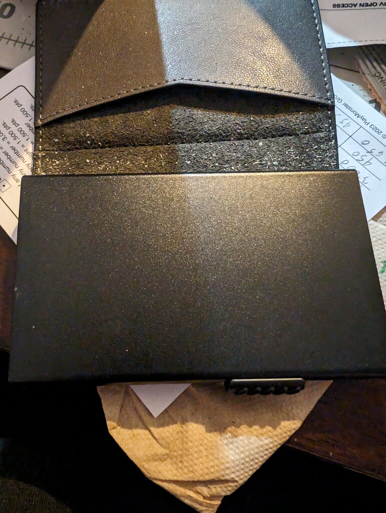Vulkit Wallet engraving/ anodized wallet - Beyond the Manual ...