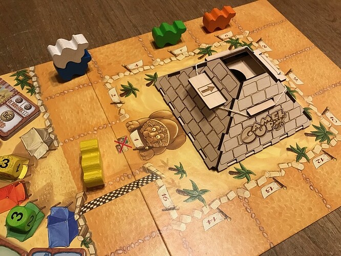 Beta Project - Camel Up Pyramid - Made on a Glowforge - Glowforge ...