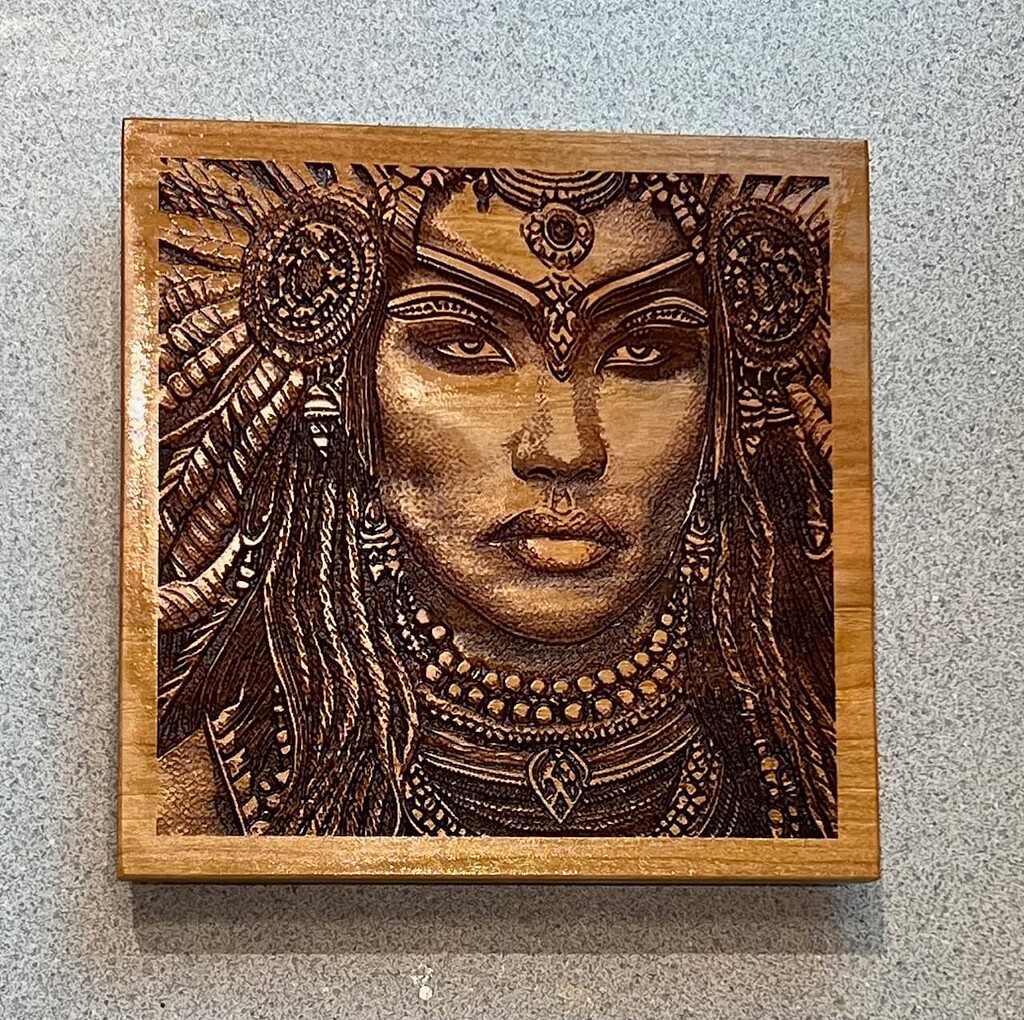 AI experiment with 3D engrave came out impressively - Made on a ...