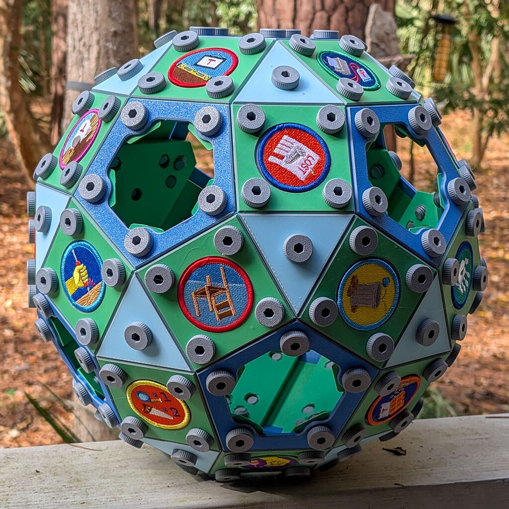 3D Printed Tested Demerit Badge Rhombicosidodecahedron - Everything ...