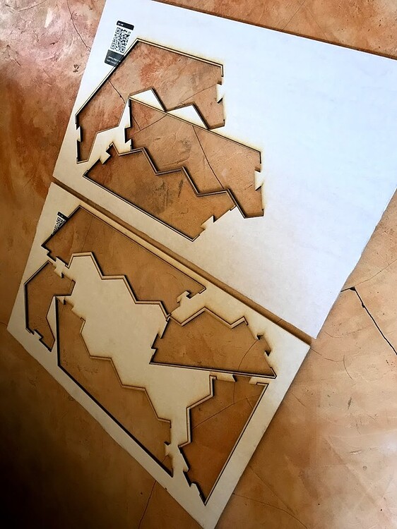 My crazy Settlers of Catan board - Made on a Glowforge - Glowforge ...