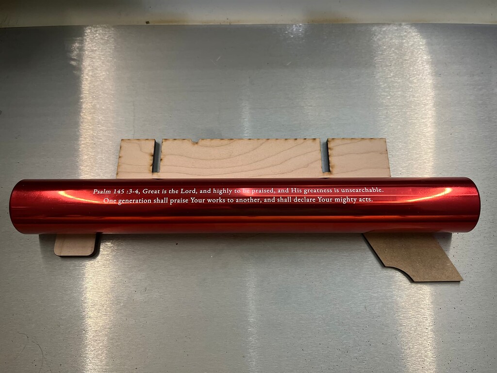 Baton Display Holder (works with lightsabers too) - Made on a Glowforge ...