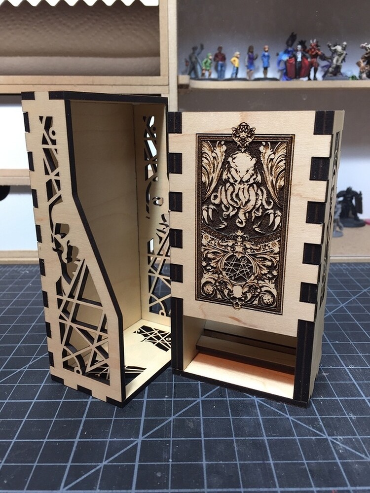 Dice Tower Fhtagn! - Made on a Glowforge - Glowforge Owners Forum