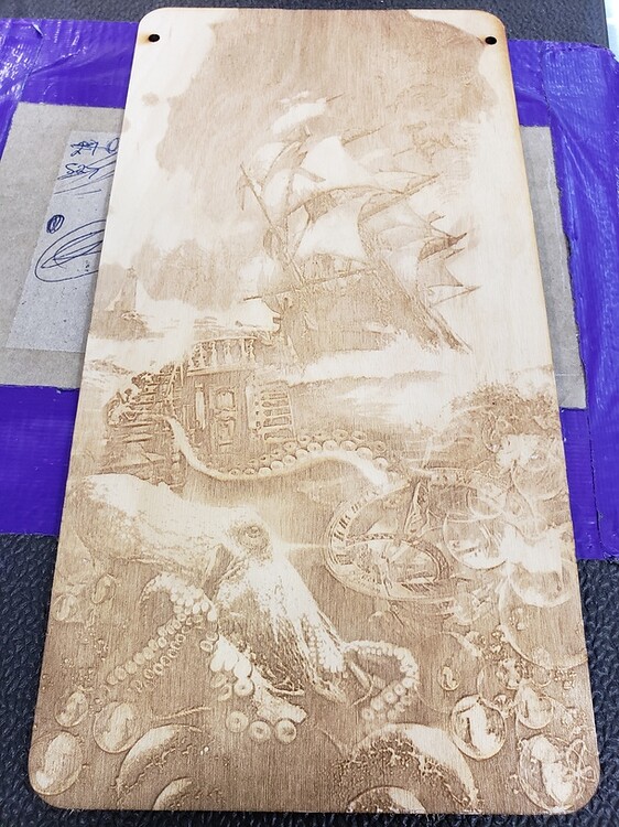 The Duke, and a 3d ship engrave - Made on a Glowforge - Glowforge ...