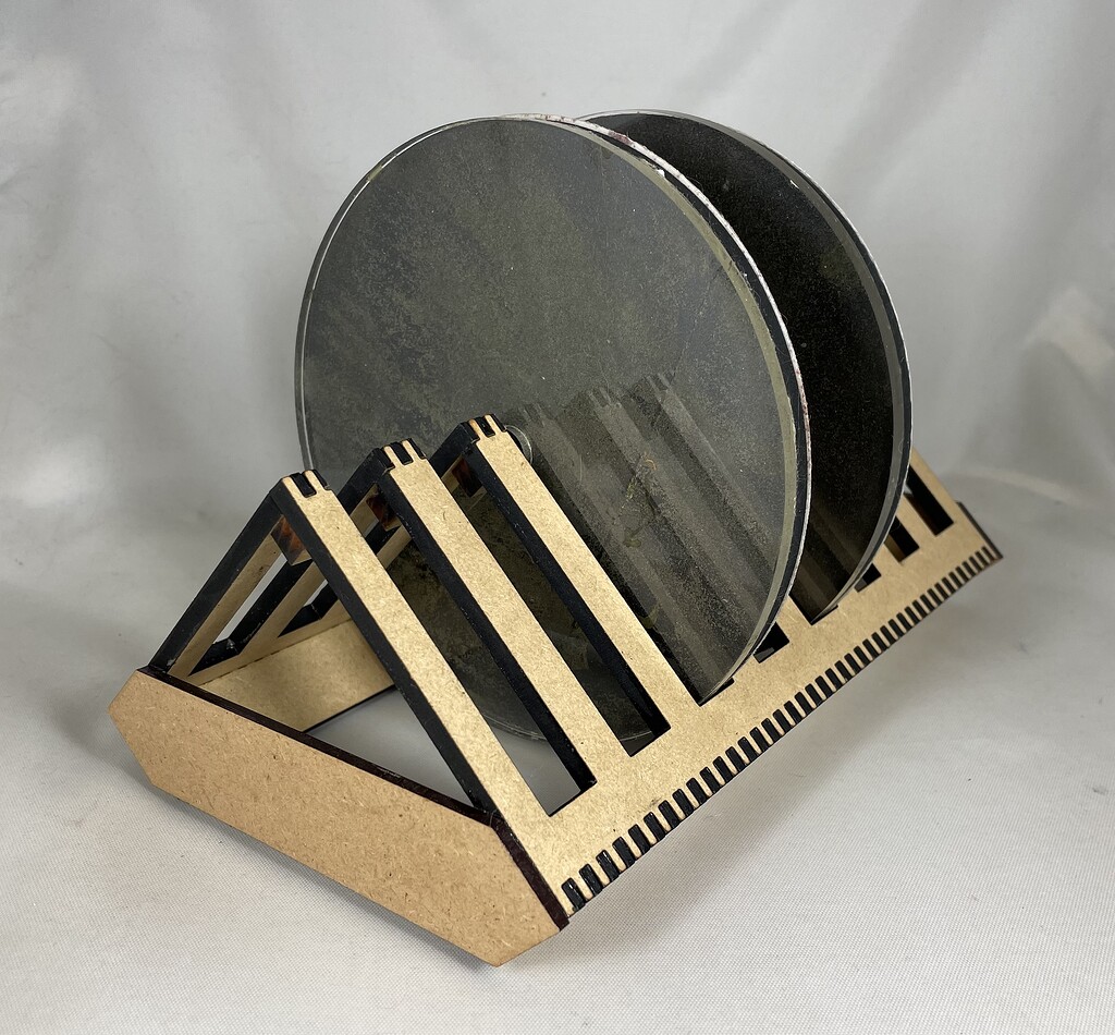 YAPP (Yet Another Practical Project) —Disk Rack - Made on a Glowforge ...