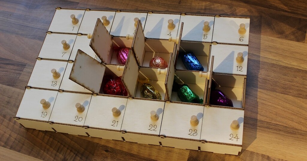 Late Advent Calendar - Free Laser Designs - Glowforge Owners Forum