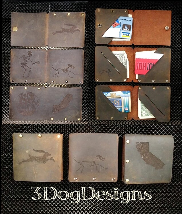 Minimalist wallets - Made on a Glowforge - Glowforge Owners Forum