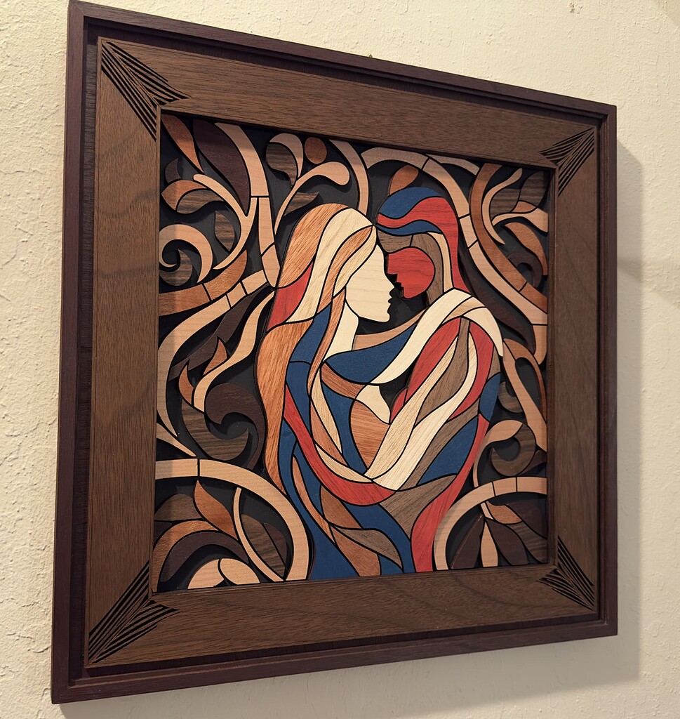 Fancier picture frame - Made on a Glowforge - Glowforge Owners Forum