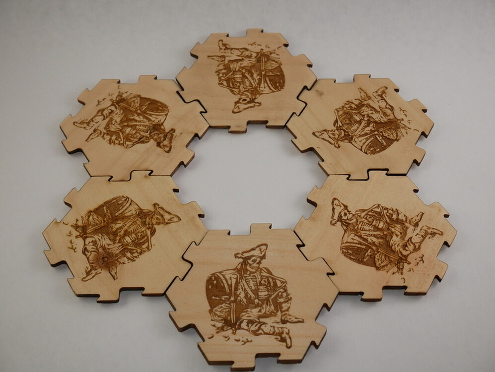 Completed Catan Board - Made on a Glowforge - Glowforge Owners Forum