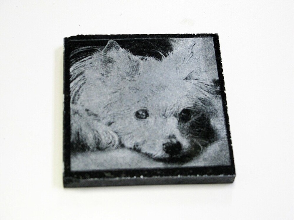 Engraving Black Granite tile - Made on a Glowforge - Glowforge Owners Forum