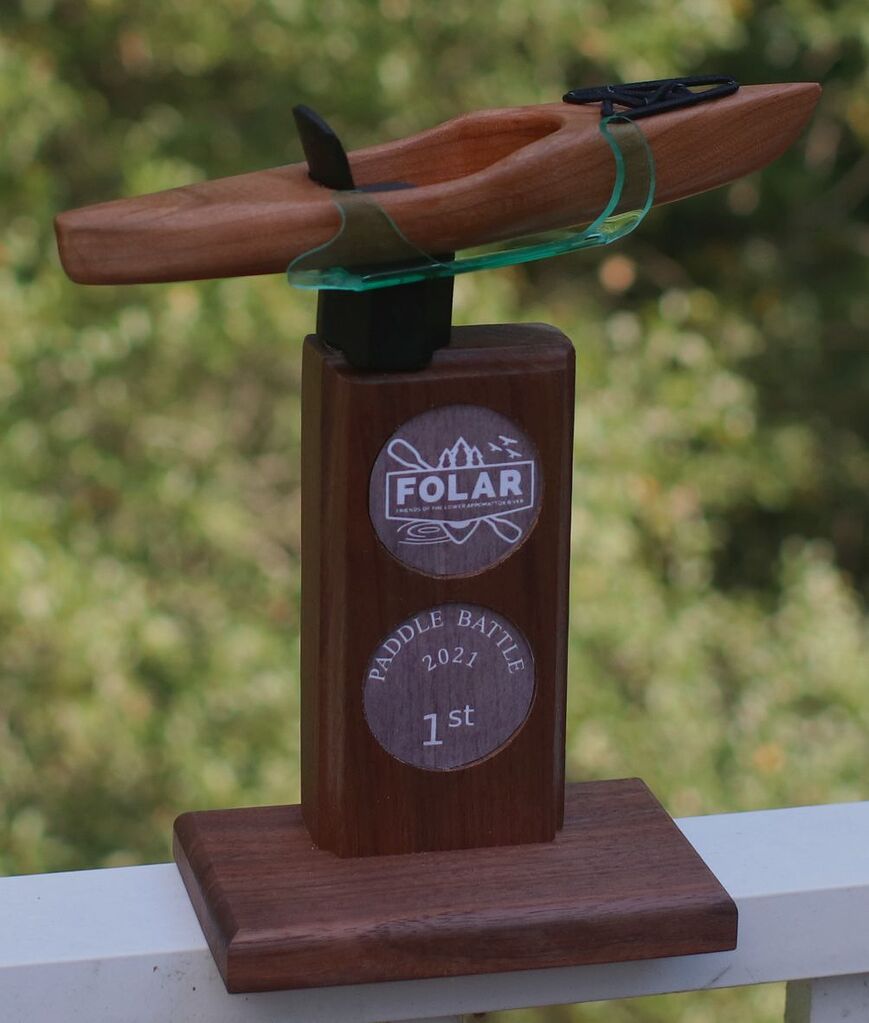 Trophies for Kayak Races - Made on a Glowforge - Glowforge Owners Forum