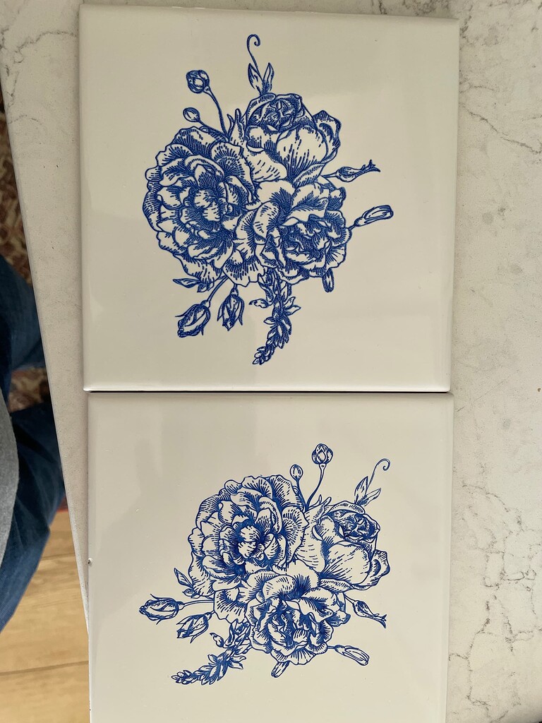 Settings for crisp lines on tile? - Community Support - Glowforge ...