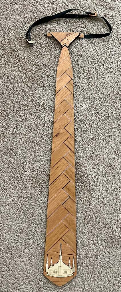 Wooden Tie - Dallas Texas Temple - Page 2 - Made on a Glowforge ...