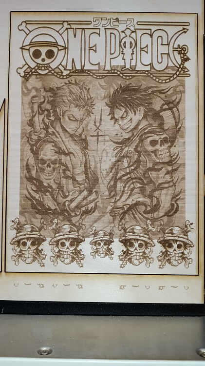 One piece engraving - Made on a Glowforge - Glowforge Owners Forum