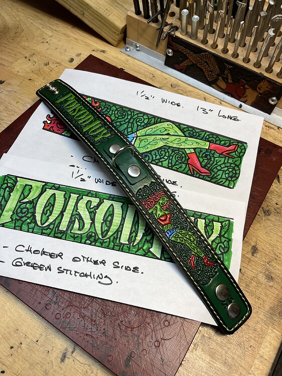 Leather stamp work - Made on a Glowforge - Glowforge Owners Forum