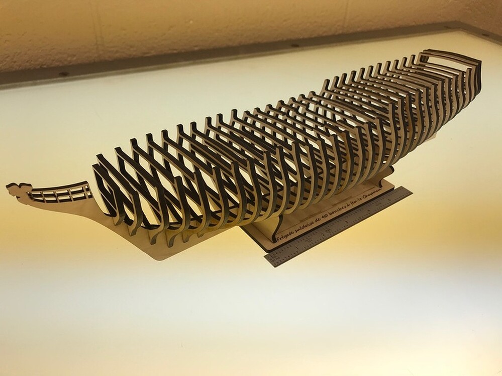 The Chapman 40-Cannon Swedish Frigate - Made on a Glowforge - Glowforge ...