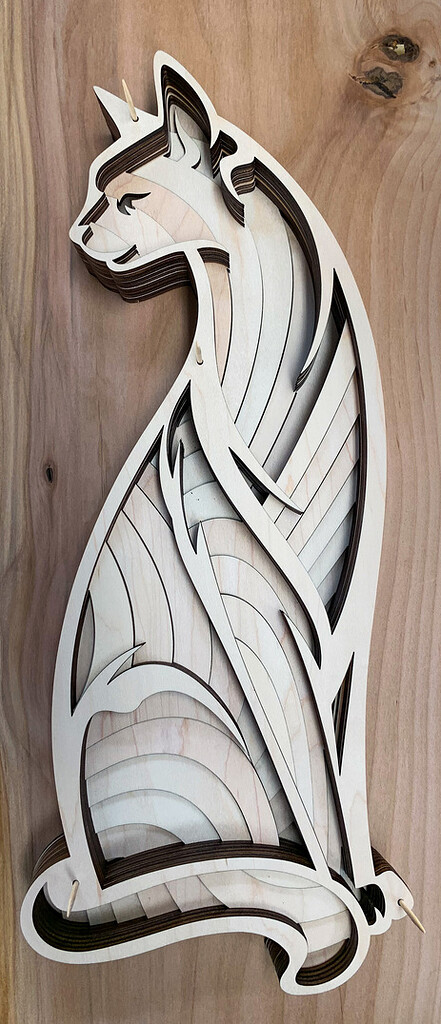 Cat mandala - Made on a Glowforge - Glowforge Owners Forum