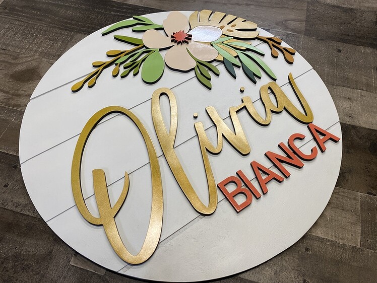 Nursery Signs - Made on a Glowforge - Glowforge Owners Forum