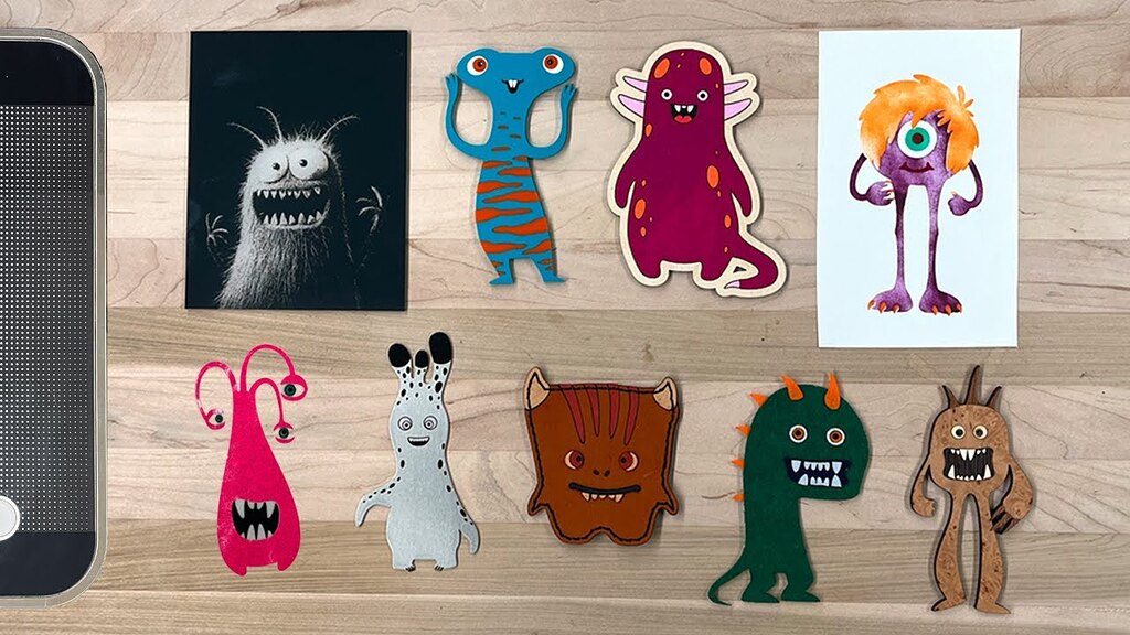 10 lasercut monsters. 10 different techniques - Everything Else ...