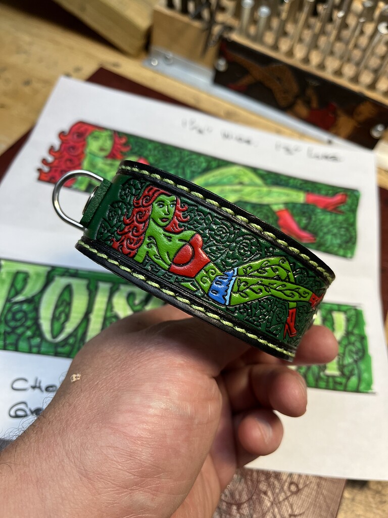 Leather stamp work - Made on a Glowforge - Glowforge Owners Forum