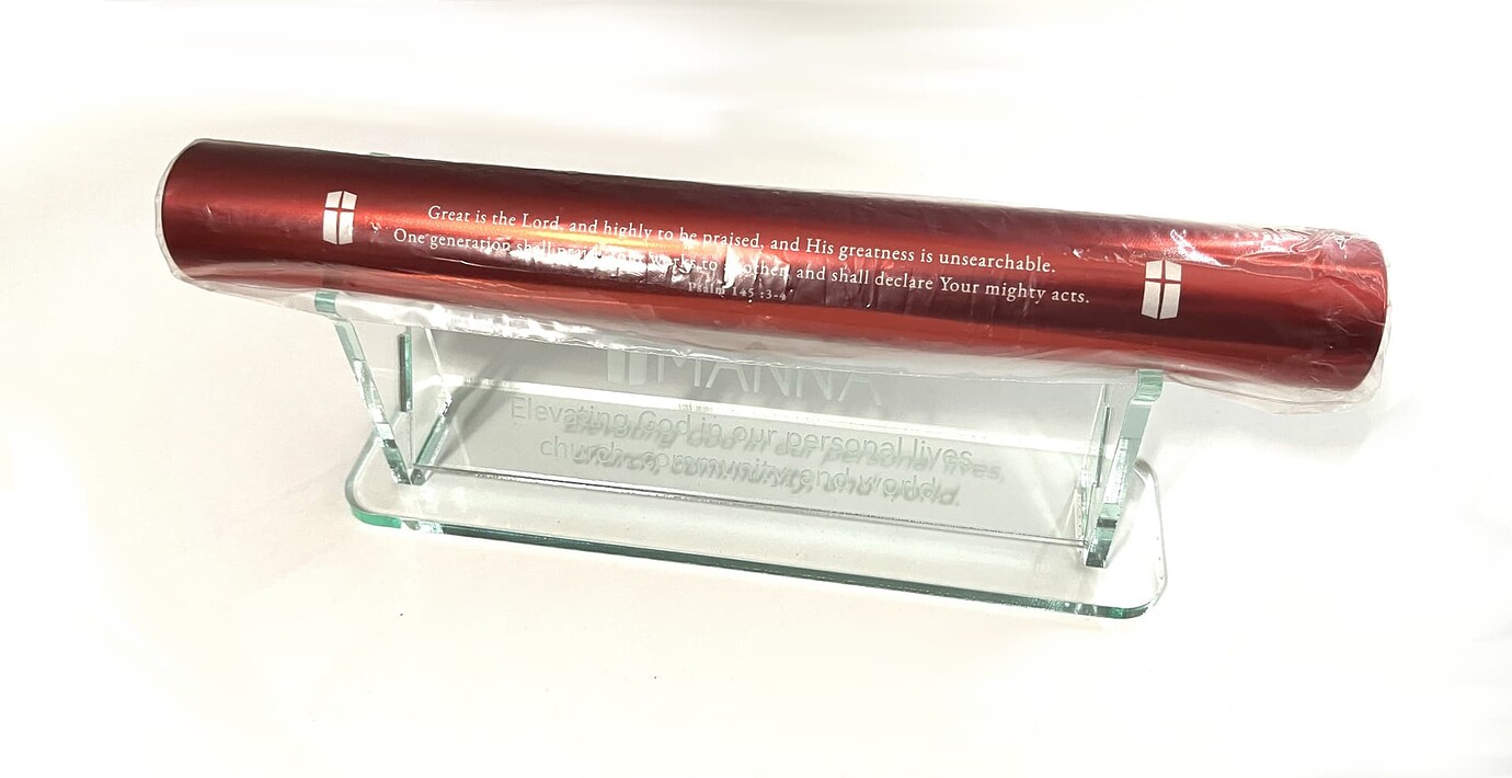 Baton Display Holder (works with lightsabers too) - Made on a Glowforge ...