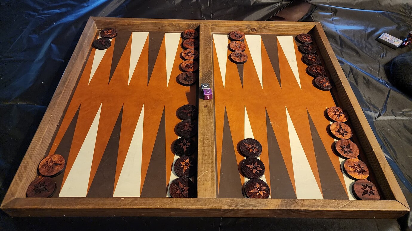 Personalized Backgammon Set - Made on a Glowforge - Glowforge Owners Forum