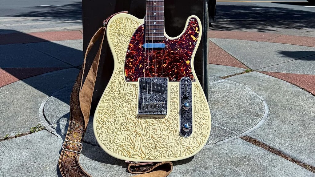 One of the guitars i engraved is in premiere guitar magazine - Made on ...