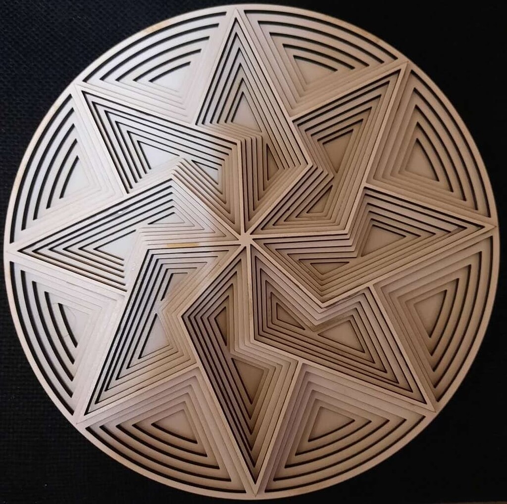 Multi Layer Star - Free Laser Designs - Glowforge Owners Forum