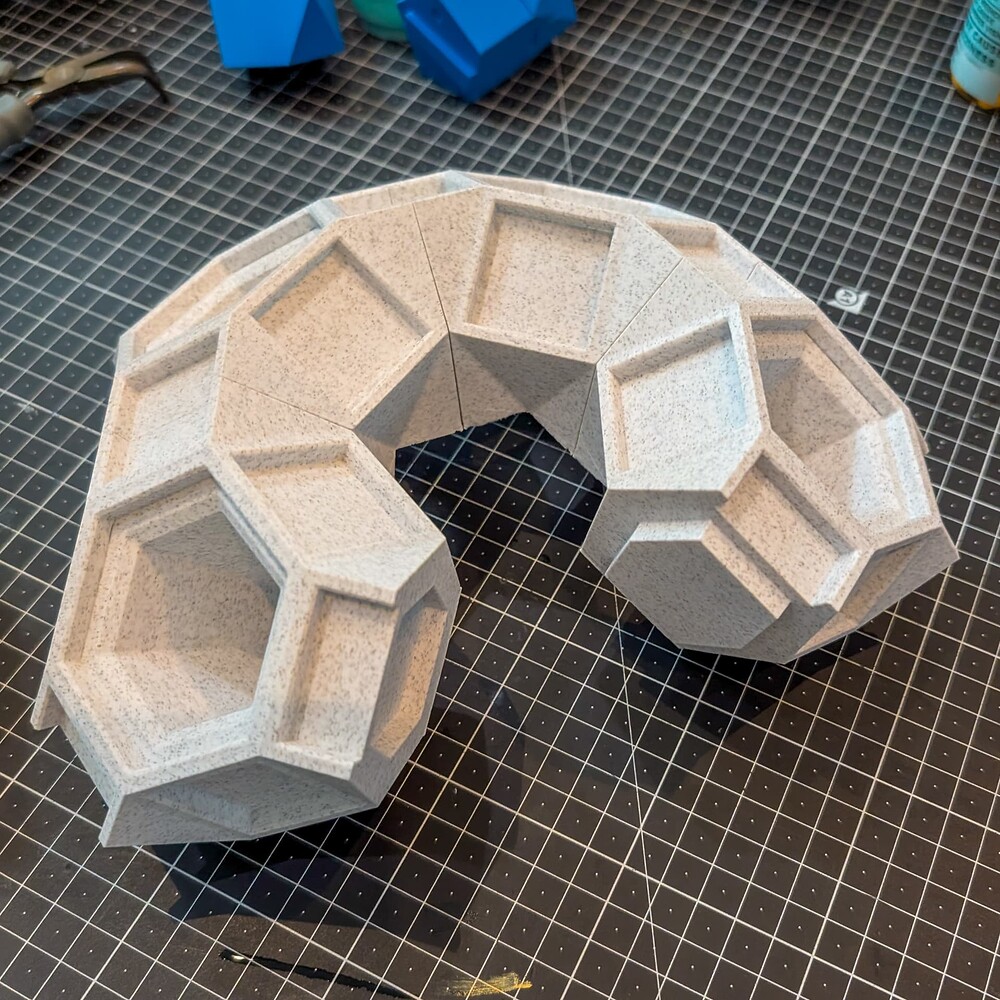 Cupola-Drilled Truncated Icosidodecahedron - Made on a Glowforge - Glowforge Owners Forum