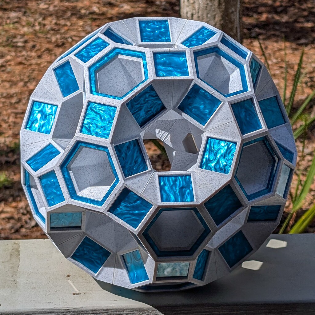 Cupola-Drilled Truncated Icosidodecahedron - Made on a Glowforge ...