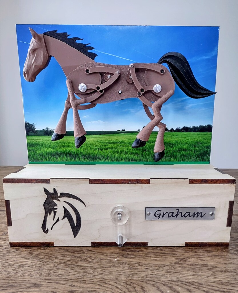 A Galloping Horse - Made on a Glowforge - Glowforge Owners Forum