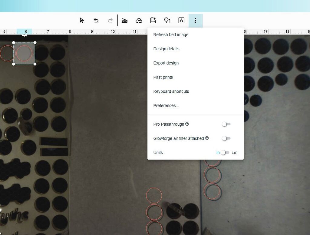 Where did "Set Focus" go? - Community Support - Glowforge Owners Forum