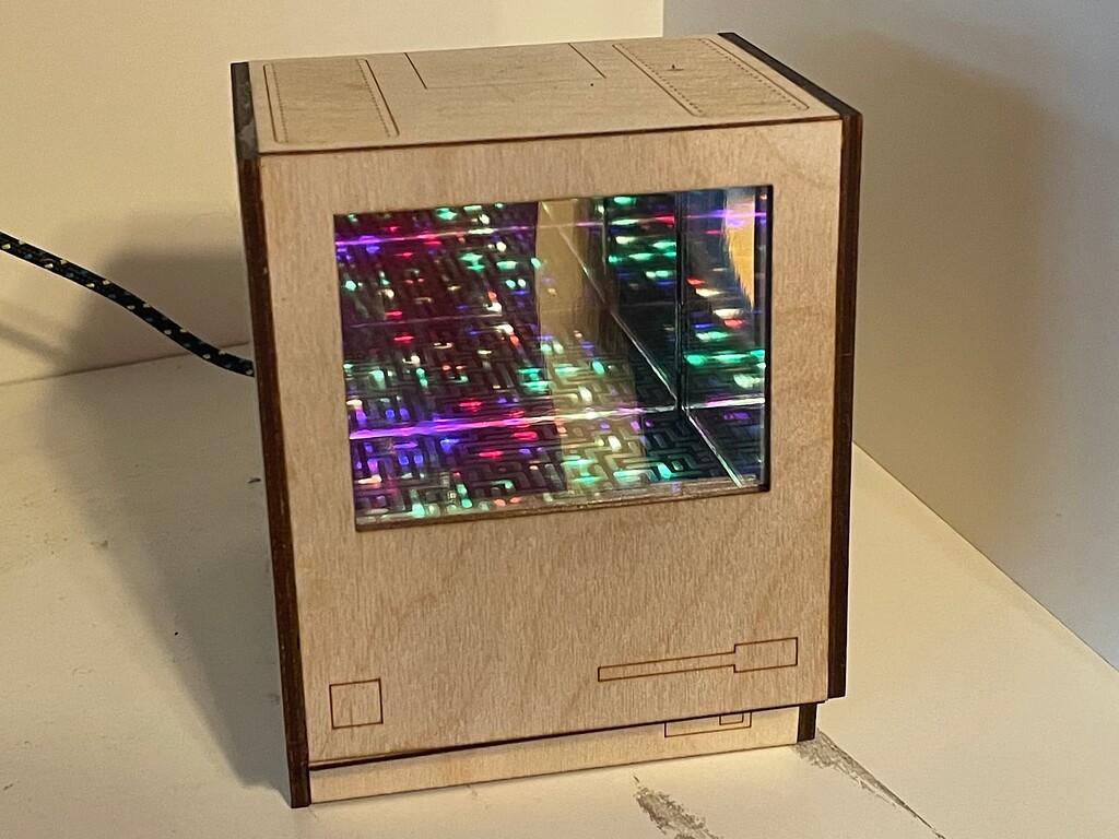 New LED Thingy / Wooden Mac SE - Made on a Glowforge - Glowforge Owners ...