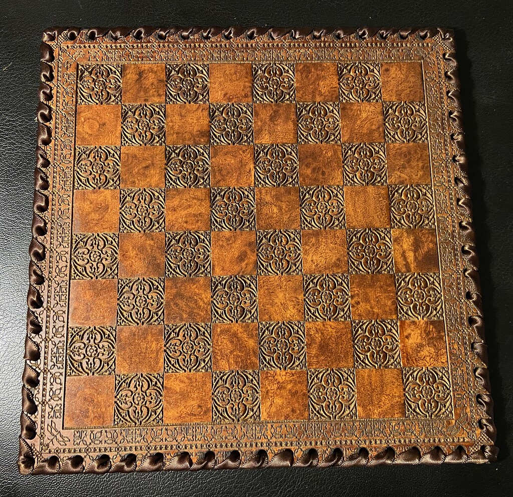 Ribbon-edge Chess/Checker Board - Made on a Glowforge - Glowforge ...