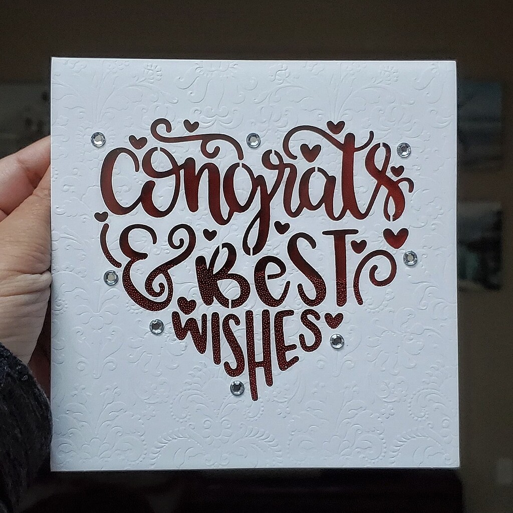 Wedding Card - Made on a Glowforge - Glowforge Owners Forum