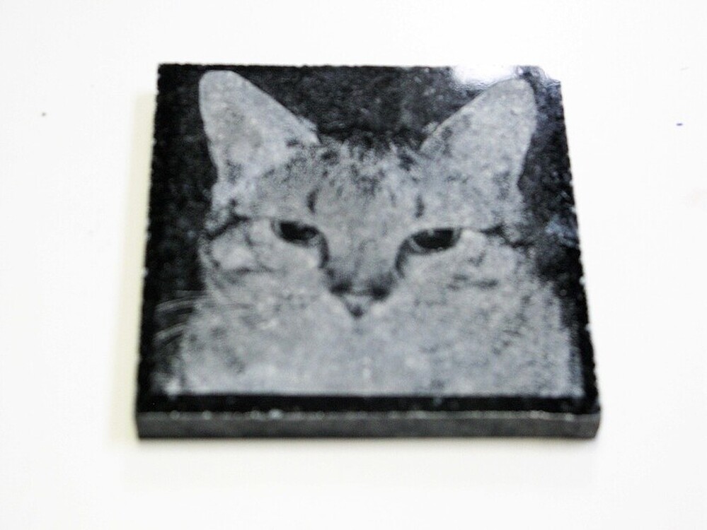 Engraving Black Granite tile - Made on a Glowforge - Glowforge Owners Forum