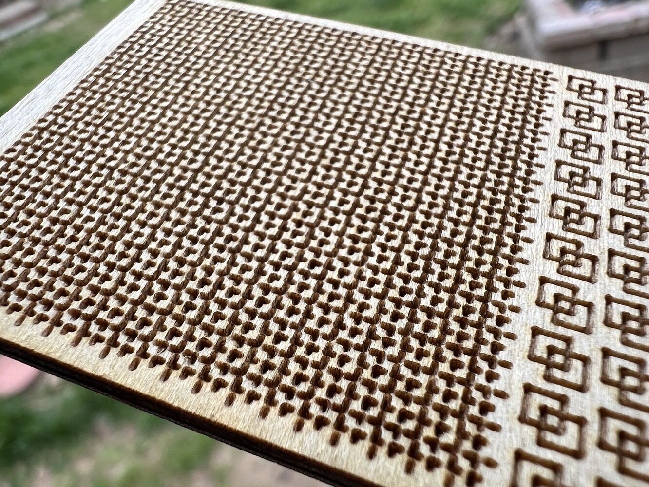 Crosshatching engrave alternative - Made on a Glowforge - Glowforge ...
