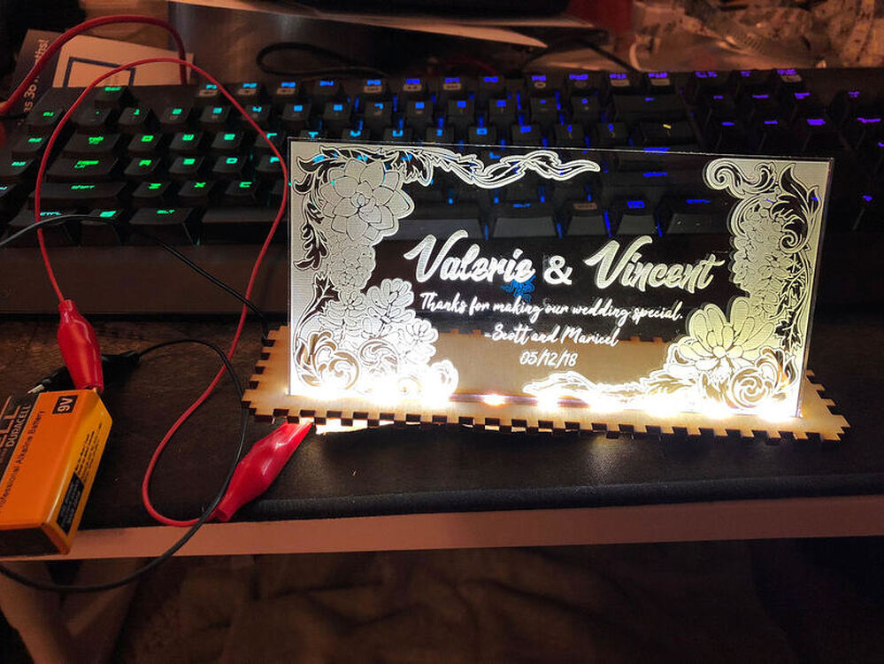 Glowforge + Wedding = Awesome :) - Made on a Glowforge - Glowforge ...