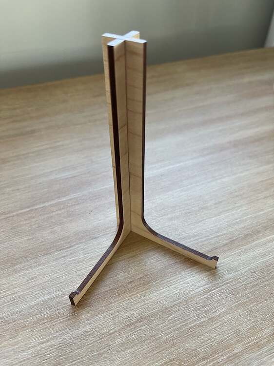 Parametric two-piece picture stand - Free Laser Designs - Glowforge ...